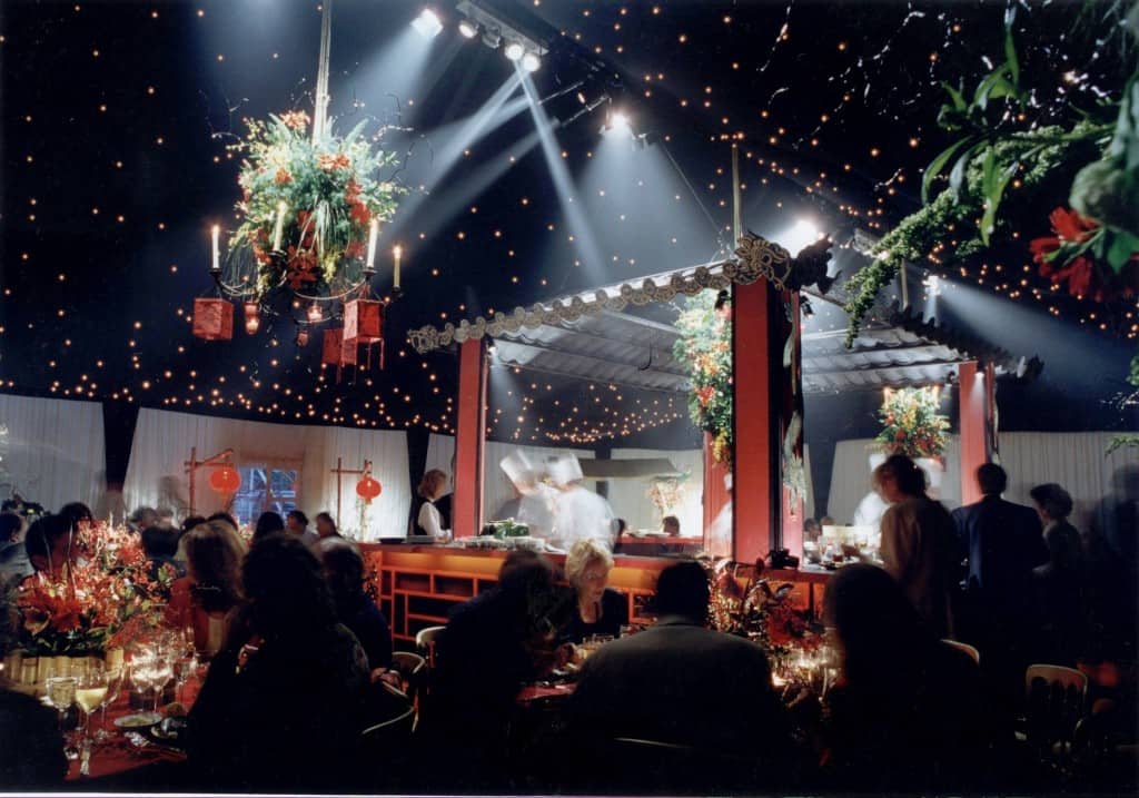 Frame Tent Interior Chinese Theme - Lifestyle Marquees Limited